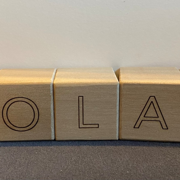 Custom Name Blocks | Personalized Blocks, Personalized Baby Name Blocks ...