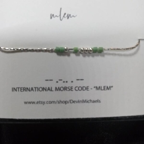 Dainty Morse Code Necklace, Personalized Name Jewelry, Dainty Choker ...