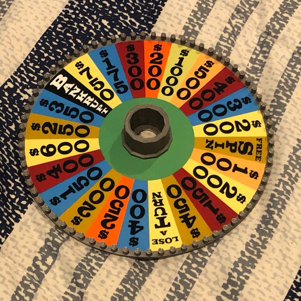 Early 80s Era Wheel of Fortune Board Game Wheel Spinner - Wheel Itself ...