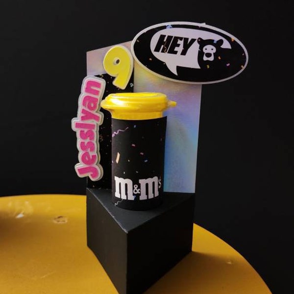 M&M Box, MM Box Template, Treats Box, Box Template, Chocolate Box ...