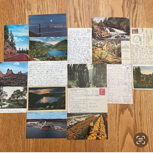 25 Antique and Vintage Postcards Random Lot From the 1920s Through '80s ...
