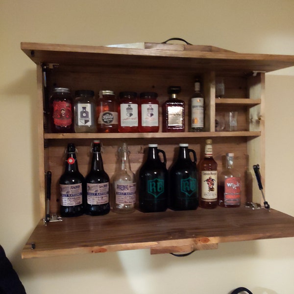 Hidden Bar Liquor Cabinet / Mini Bar - Etsy
