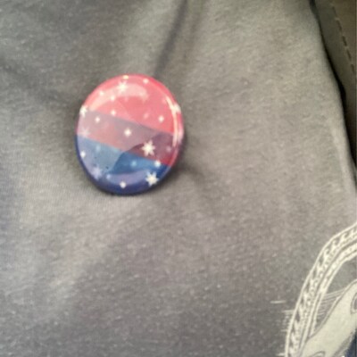 Starry Bi Pride Flag Button Pin - Etsy