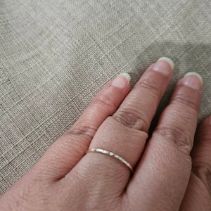 Custom 1 Mm Secret Message Ring, Hidden Quote Jewelry, Initial Ring ...