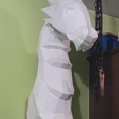 Ghost 3d Papercraft , PDF Template, DIY 3d Low Poly Model, Paper ...