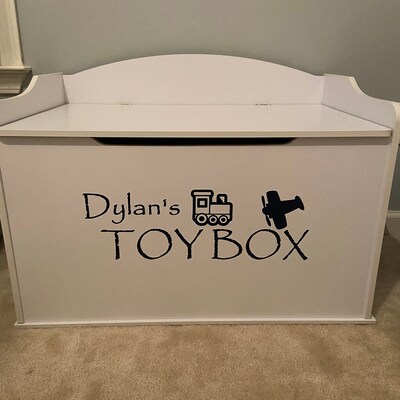 Personalized Toy Box Decal Wall Decal Vinyl Wall Decals, Room Decal ...