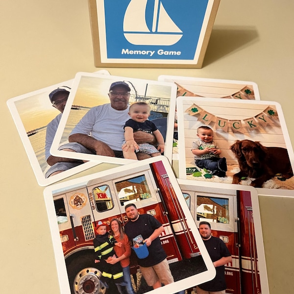 Custom Memory Game With 24 Tiles, Picture Matching Game, Learning Toys ...