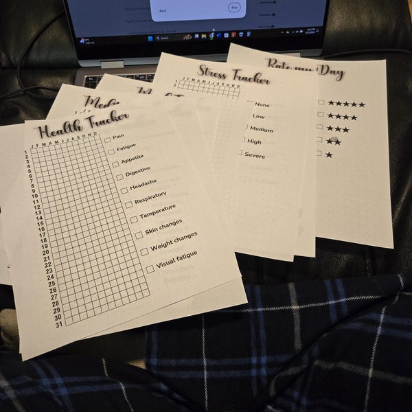 Yearly Tracker Bundle | Printable Tracker Bundle | A5, A4 & Letter ...