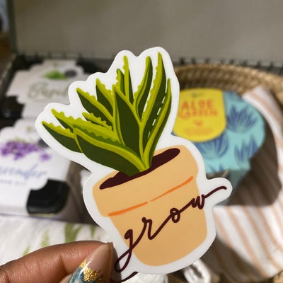 Plant Grow Sticker - Etsy