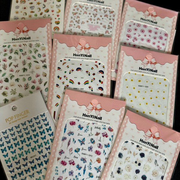 Pink Nail Wrap Winter Nail Wrap Holiday Nails Summer Nail Nail Polish ...