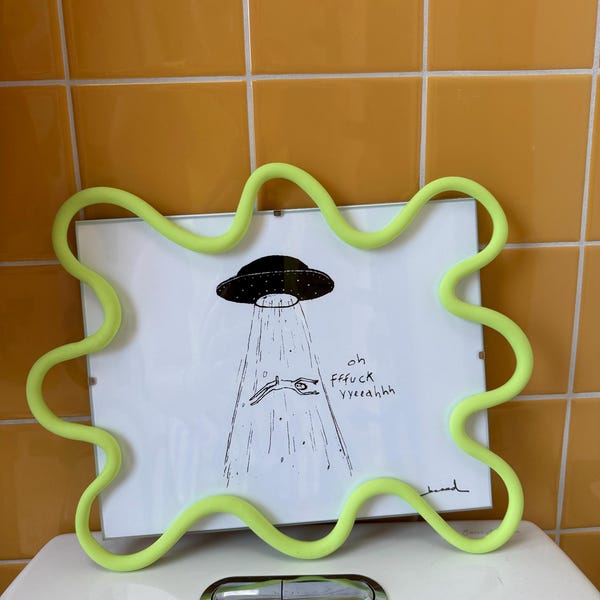 Squiggle Frame * WALL HANGING * - Etsy