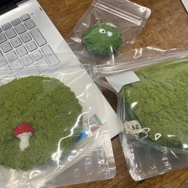 Cottagecore Coaster, Moss Mushroom Crochet Coaster, Hand Crocheted ...