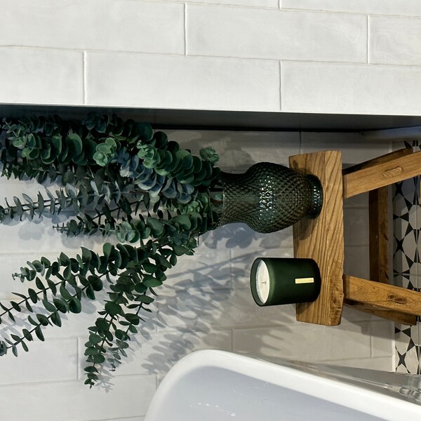 English Pippy Oak Live Edge Resin Infill Executive Desk Industrial ...