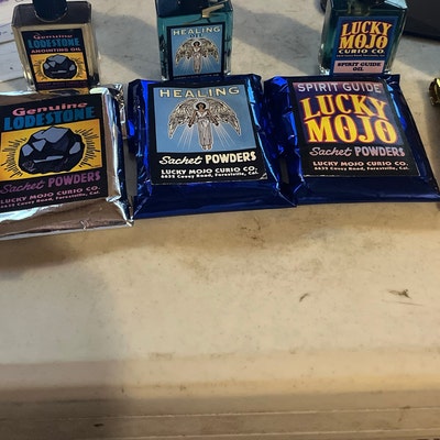 Genuine Lucky Mojo Essence of Bend Over Oil, Sachet Powder, Incense ...