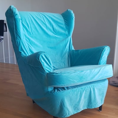 Varies Pattern Strandmon Cover, Ikea Strandmon Wing Chair Cover ...