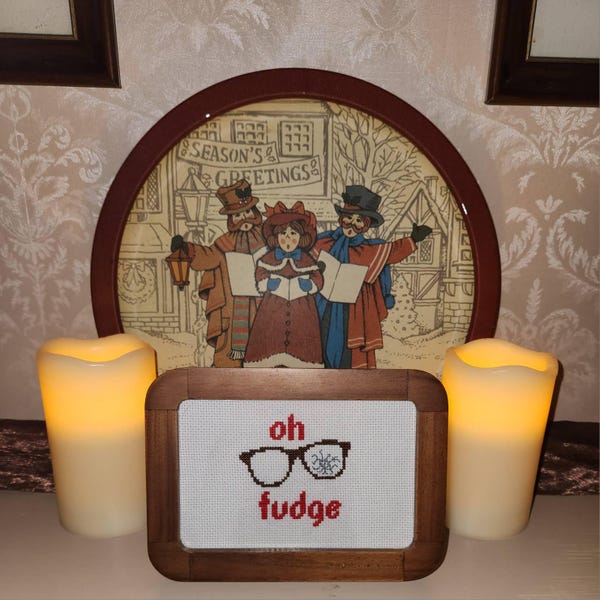 A Christmas Story Broken Glasses Christmas Ornament Cross Stitch ...