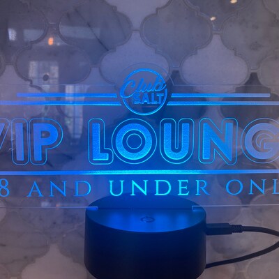 LED Light up Display/sign, Custom Night Light, Desk Lamp, Custom LED ...