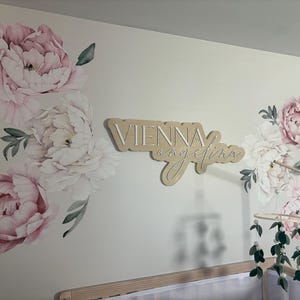 Small Name Sign, Nursery Name Sign, Wood Cutout Name Sign, Small ...