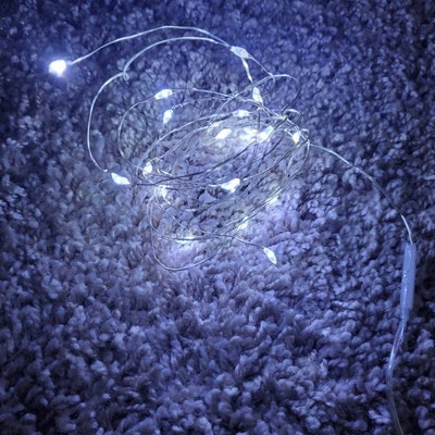 20 LED Cosplay String Fairy Lights 7ft Portable Battery Costume ...