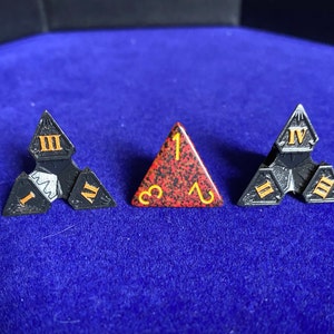 Gothic Temporal Dice Set full Dungeons and Dragons DND - Etsy