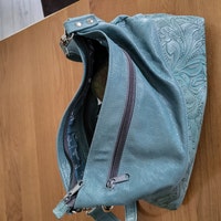 Lime Green Leather Tote Leather Zipper Pocket & Purse 2 - Etsy Australia