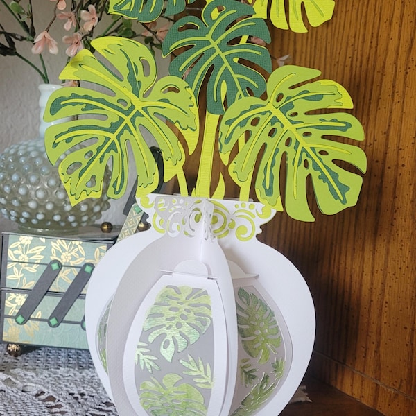 Nurse Life Lantern Paper Cut, Cute 3D Layered Floral Lantern With Bow ...