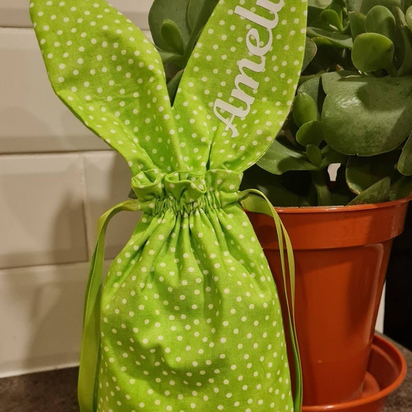 Bunny Ears Drawstring Bag Sewing Pattern PDF File - Etsy