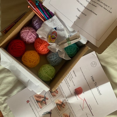 Childrens Sewing / Cross Stitch Kit With Binca Fabric, Blunt Needle and ...