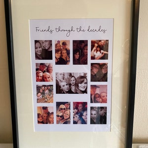 Personalised 13 Photo Collage (frame Not Included) - Etsy