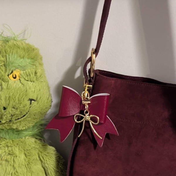 Bow Gold Keychain Bow Keychain Crossbody Charm Tumbler Charm Bow ...