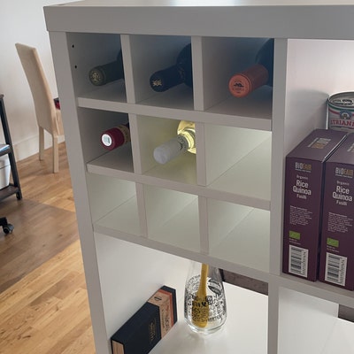 Ikea Kallax Expedit Shelf Insert for 9 Bottles up to 10 X 10 Cm Bottle ...