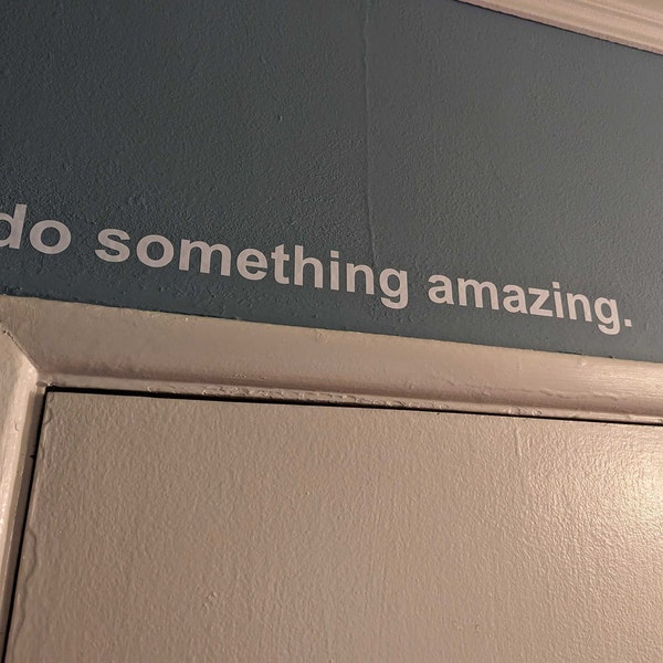 Do Something Amazing.. Vinyl Wall Decal Sticker Motivational 1.5" X 18 ...