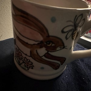 Hare Pottery Hand Painted Ceramic Plate - Etsy