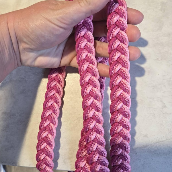 Create Your Own Custom 9 Strand Braided Paracord Barrel Reins Horse ...
