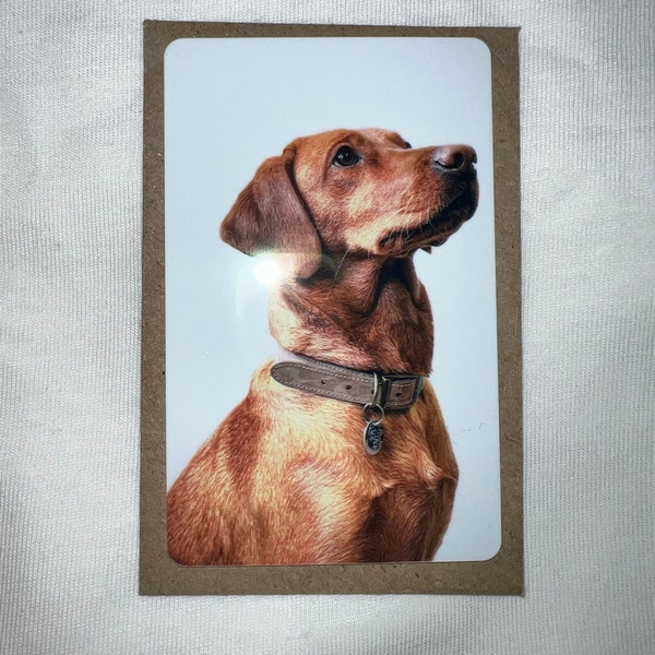 Personalised Photo & Message Plastic Card Keepsake - Etsy