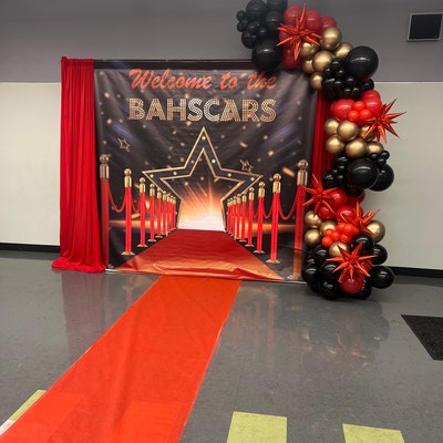 Sweet 16 Red Carpet Party Backdrop, Hollywood Backdrop, Movie Star ...