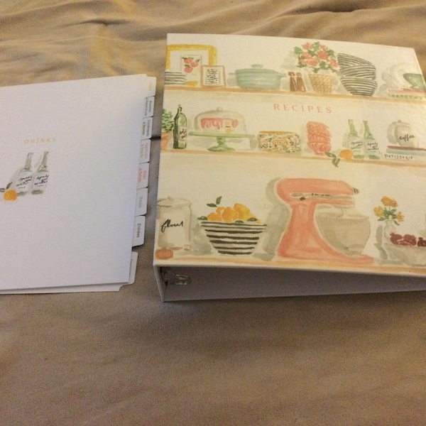 Tab Dividers for Recipe Binder - 8 Categories, Cute Tab Dividers, Fits ...