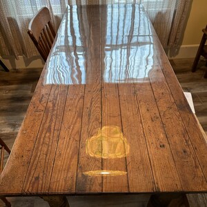 Custom Clear Table Cover Protector, USA Made, Safe, 2mm Thick Ultra ...