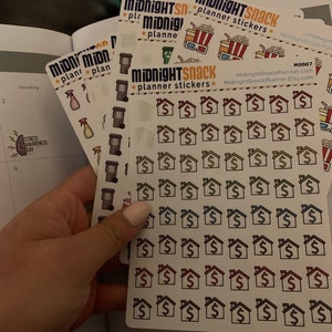 Breast Exam Planner Stickers Bra Icon Stickers - Etsy
