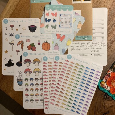 BASICS Calendar Pack Over 250 Small Functional Stickers for - Etsy Canada