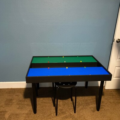 Tall Building Bricks Table, Building Blocks Table , Kids Table With ...