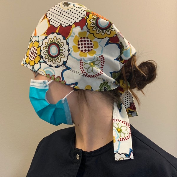 Scrub Hat SEWING PATTERN PDF, Surgical Cap Sewing Pattern, Scrub Cap ...