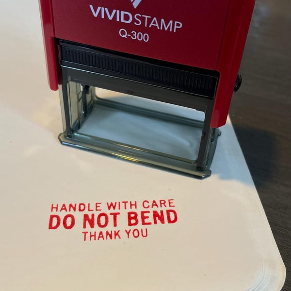 Overnight Self Inking Rubber Stamp - Etsy