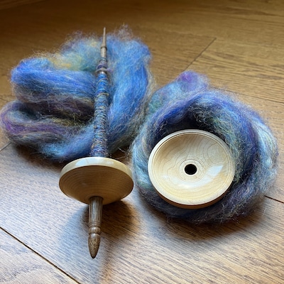 Akha Style Spindle in Sugar Maple and Black Walnut made to Order - Etsy