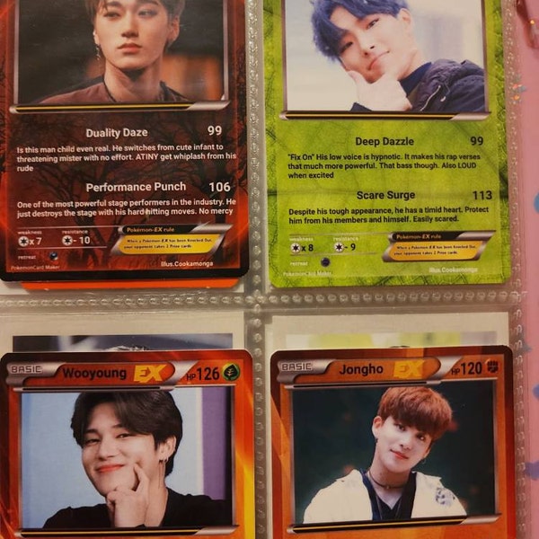 Monsta X Pokèmon Cards - Etsy