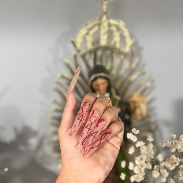 Pride Rainbow Press on Nails Gummy Bear Nails Gay Pride Pressons ...