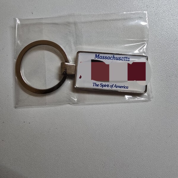 Personalized Custom License Plate Replica Keychain Car Keychain License ...