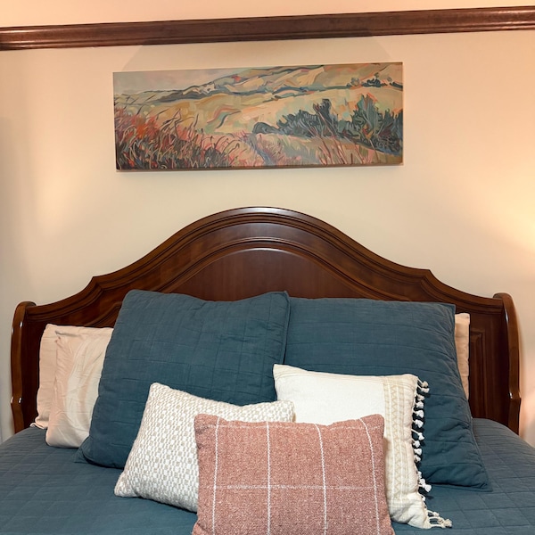 Framed Japanese Street View Canvas Print: Long Narrow Wall Art - Etsy