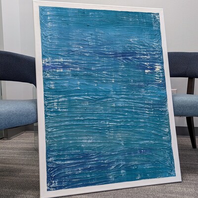 30x40 Large Textured Wall Art, Beige and White Textured Painting, Arches Plaster Art ...