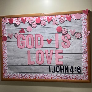 Jesus Love You Smore Than You Know - Christian Bulletin Board Set ...